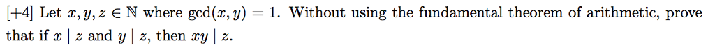 Solved Let x, y, z elementof N where gcd (x, y) = 1. Without | Chegg.com