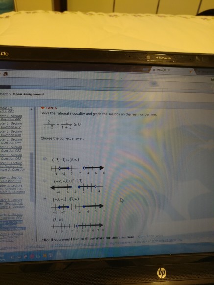 Solved dio ent> Open Assignment noe 10 Solve the rational | Chegg.com