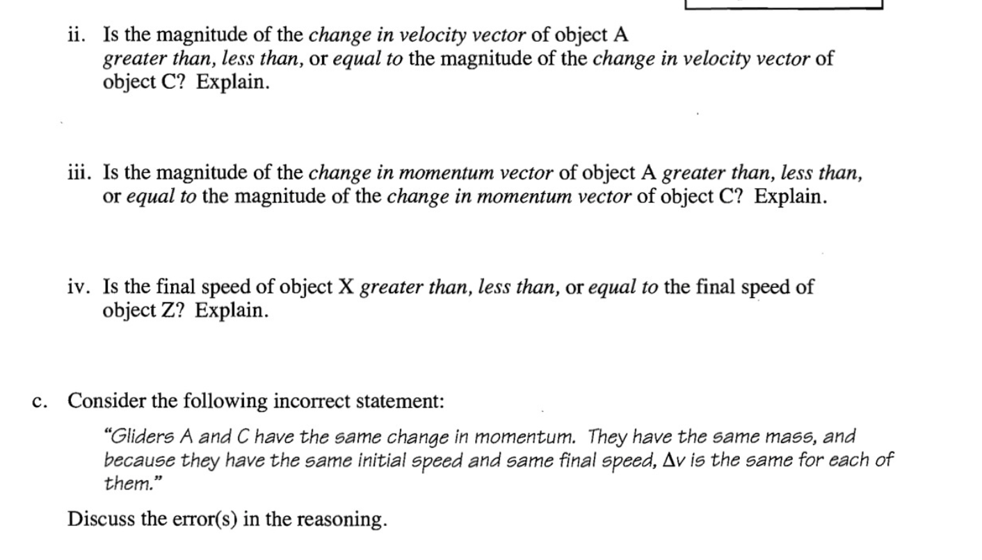 Solved 3. a. Object A collides on a horizontal frictionless | Chegg.com