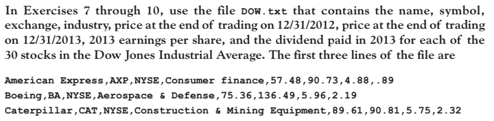 Solved Using python, write code for problem. The text file | Chegg.com