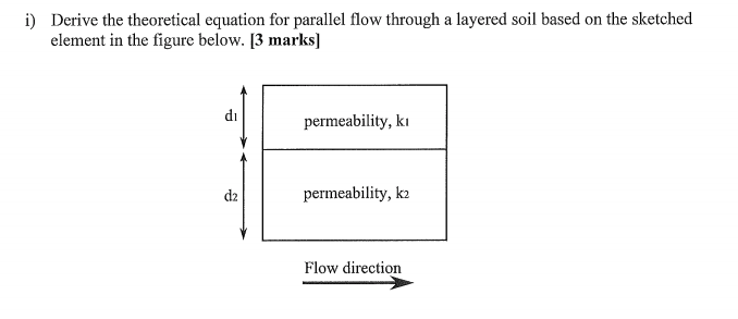 Solved Derive the theoretical equation for parallel flow | Chegg.com