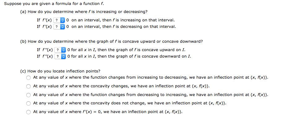 Solved Suppose you are given a formula for a function f. | Chegg.com