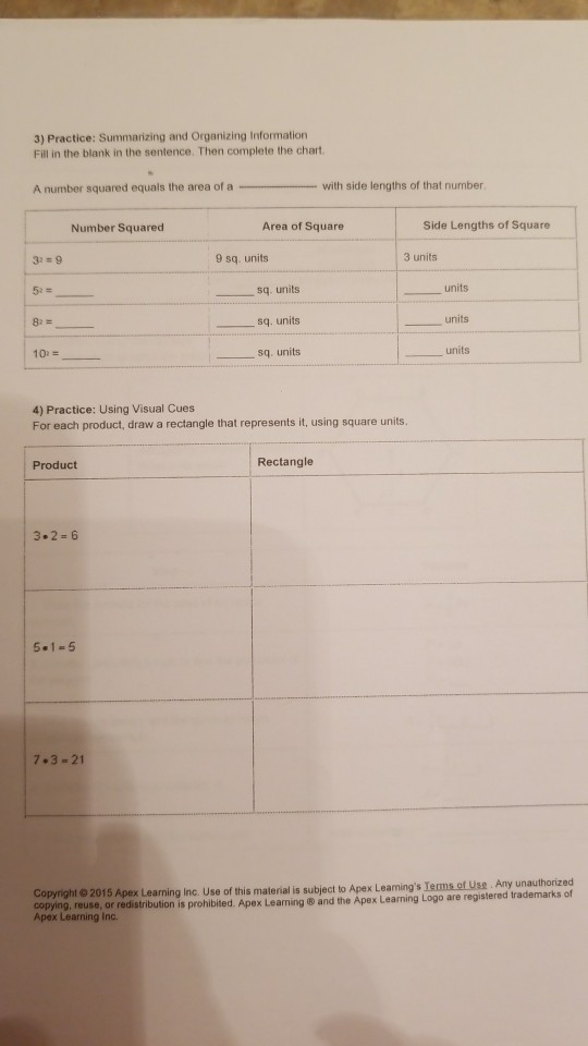 Solved 3) Practice: Summarizing and Organizing Information | Chegg.com