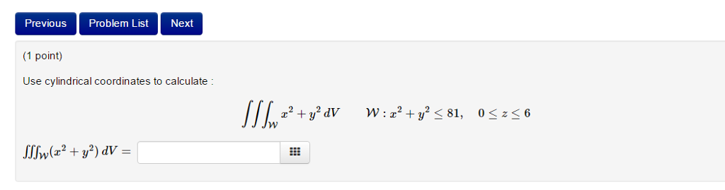 Solved Use Cylindrical Coordinates To Calculate Integral Chegg solved-use-cylindrical-coordinates-to-calculate-integral-chegg