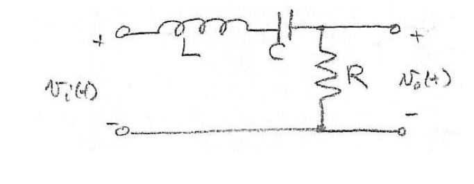 Solved The input voltage for the following RLC circuit is | Chegg.com