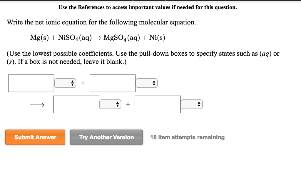 Solved Use the References to access important values if | Chegg.com