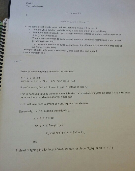Solved Part 1 Write A Script That Takes The Forward Chegg