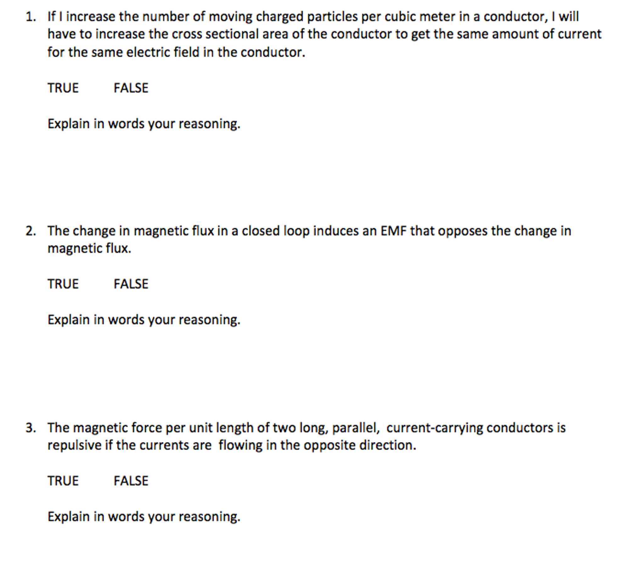 Solved If I Increase The Number Of Moving Charged Particles Chegg solved-if-i-increase-the-number-of-moving-charged-particles-chegg