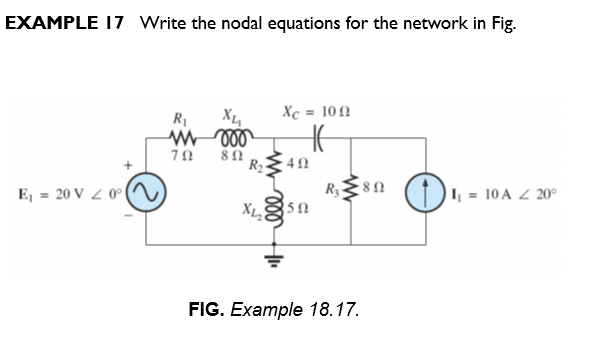 Solved Write the nodal equations for the network in Fig. | Chegg.com