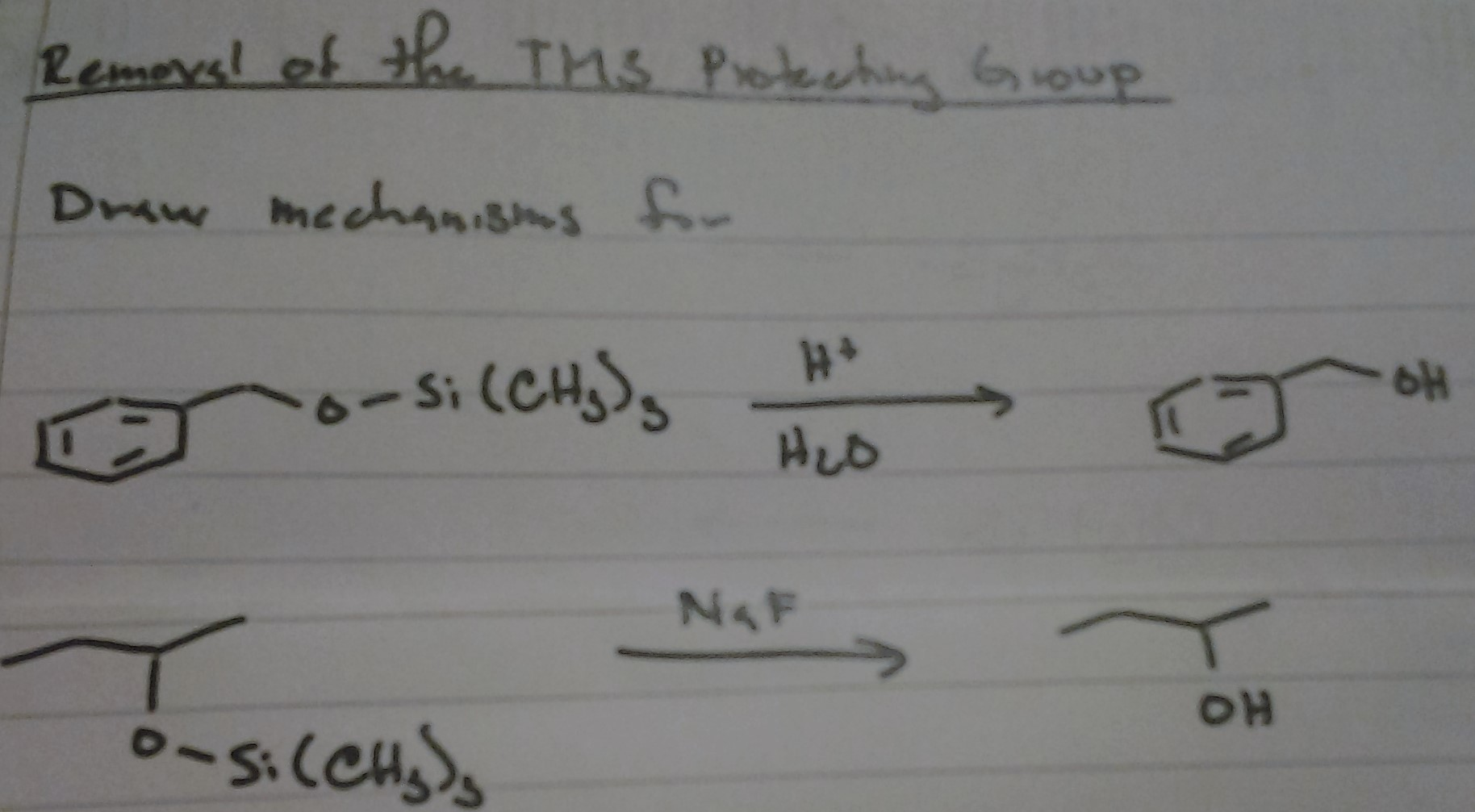 Solved Draw mechanisms for | Chegg.com