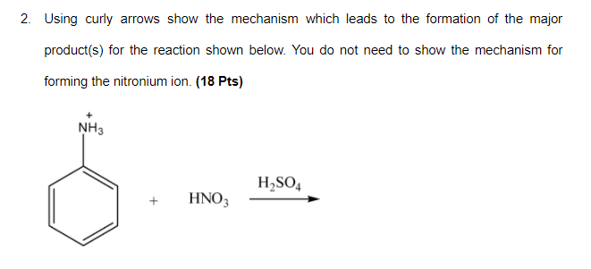 Solved 2. Using curly arrows show the mechanism which leads | Chegg.com