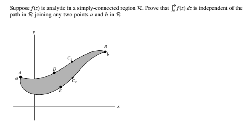 Solved Suppose f(z) is analytic in a simply-connected region | Chegg.com