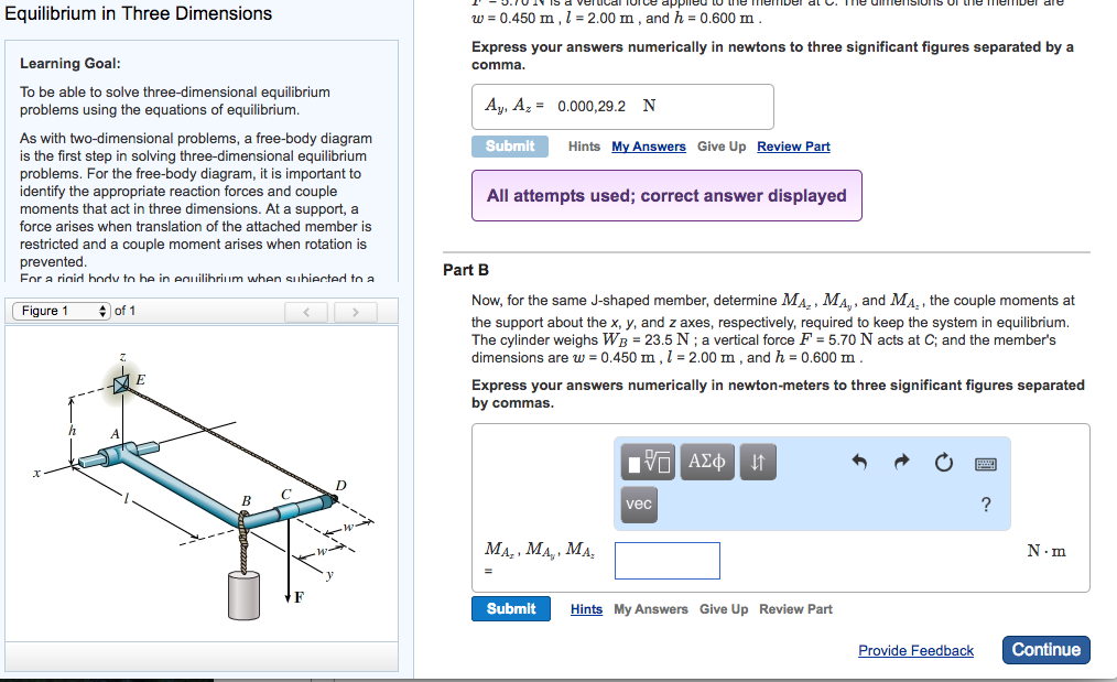 Solved To be able to solve three-dimensional equilibrium | Chegg.com