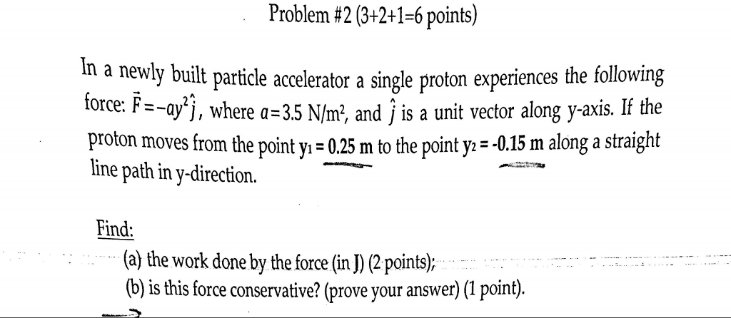 Solved In a newly built particle accelerator a single proton | Chegg.com