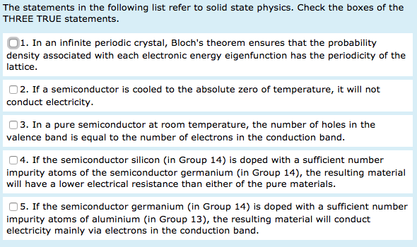 Solved The statements in the following list refer to solid | Chegg.com