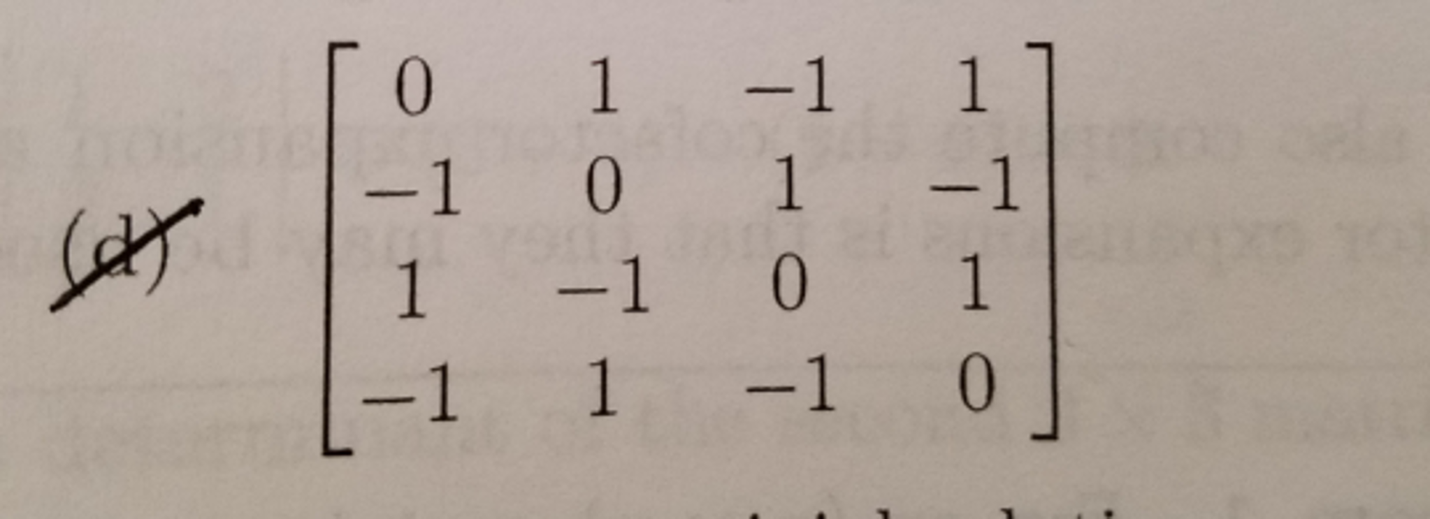 Solved Use Properties P1-P4 to find the determinants of the | Chegg.com