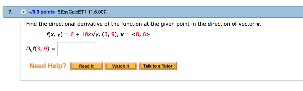 Solved Find the directional derivative of the function at | Chegg.com
