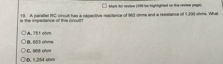 Solved ? Mark for review (Will be highlighted on the review | Chegg.com