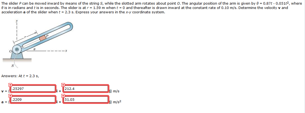 Solved The slider P can be moved inward by means of the | Chegg.com