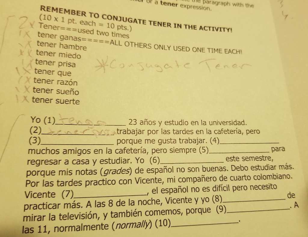 Il Gr a tener expression. Ette le paragraph with the | Chegg.com