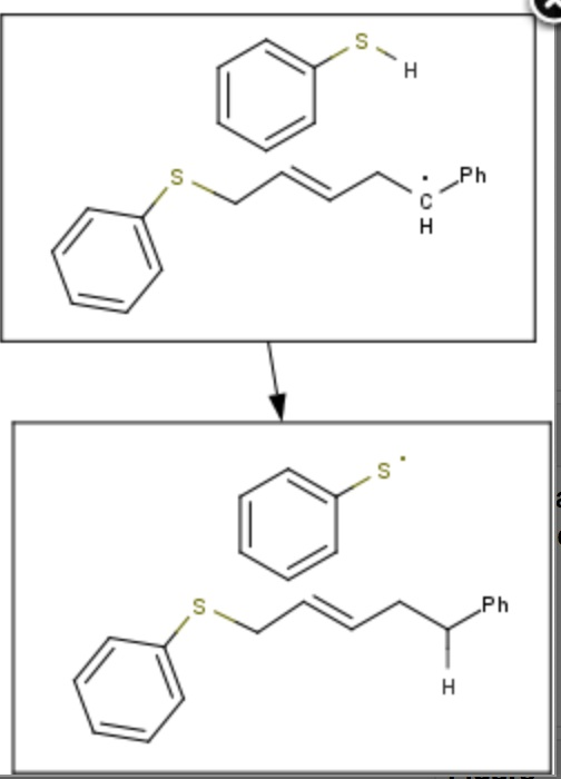 Thiophenol T and vinylcyclopropane U react in the | Chegg.com