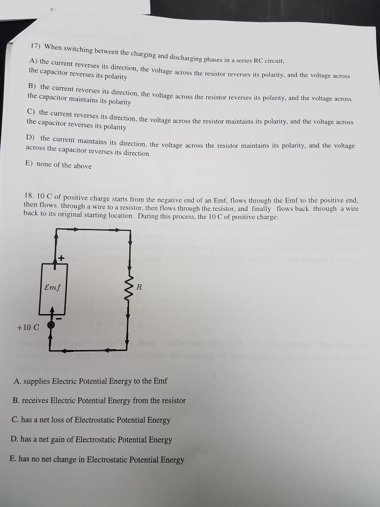 Solved When Switching Between The Charging And Discharging