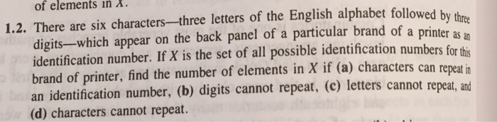 Solved There are six characters-three letters of the English | Chegg.com