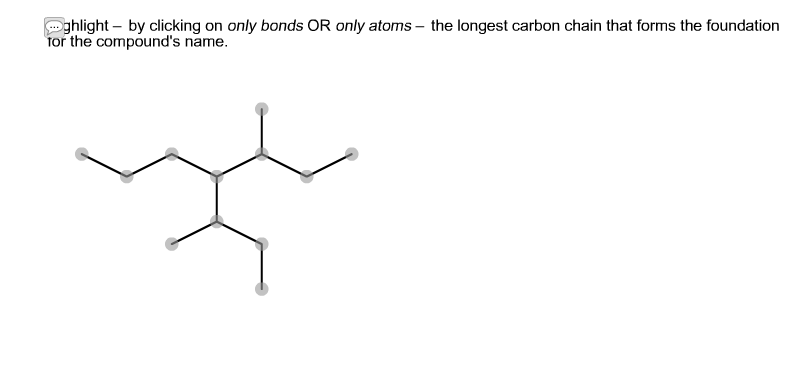Hightlight the longest Carbon chain. Provide the | Chegg.com