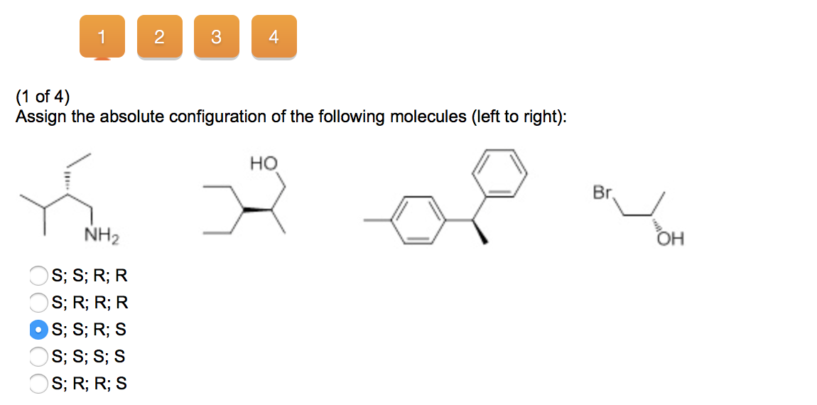 Solved Assign the absolute configuration of the following | Chegg.com