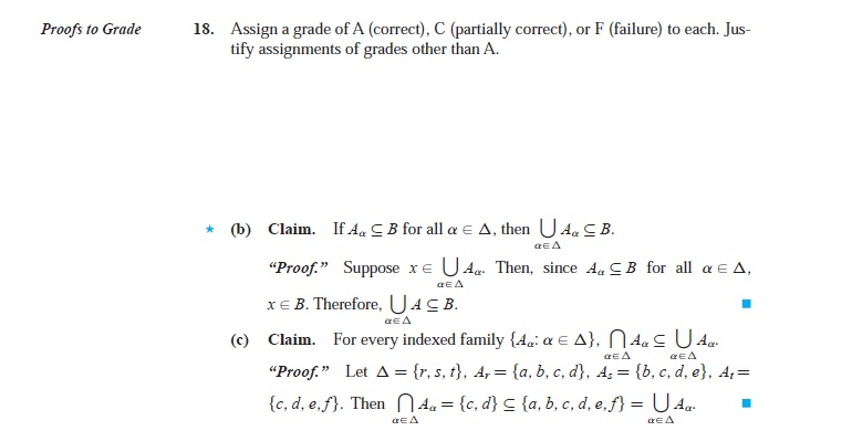 Solved Find the union and intersection of each of the | Chegg.com