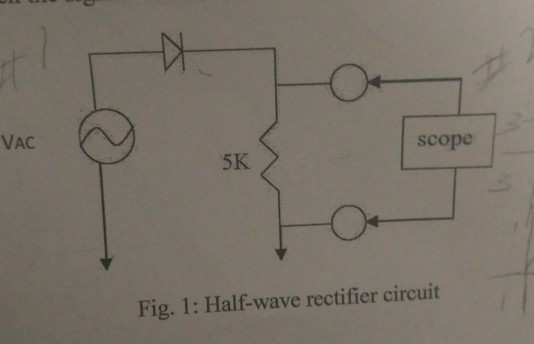 Solved How to draw half wave rectifier circuit and briefly | Chegg.com