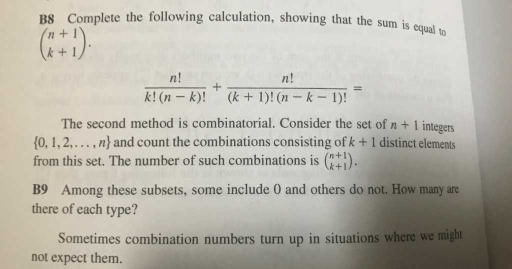 Solved B8 Complete the following calculation, showing that | Chegg.com