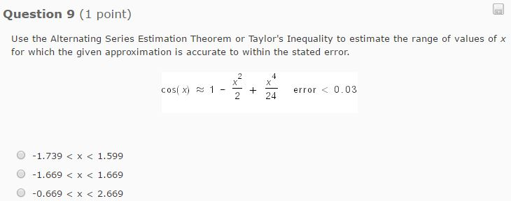 Solved Use the Alternating Series Estimation Theorem or | Chegg.com