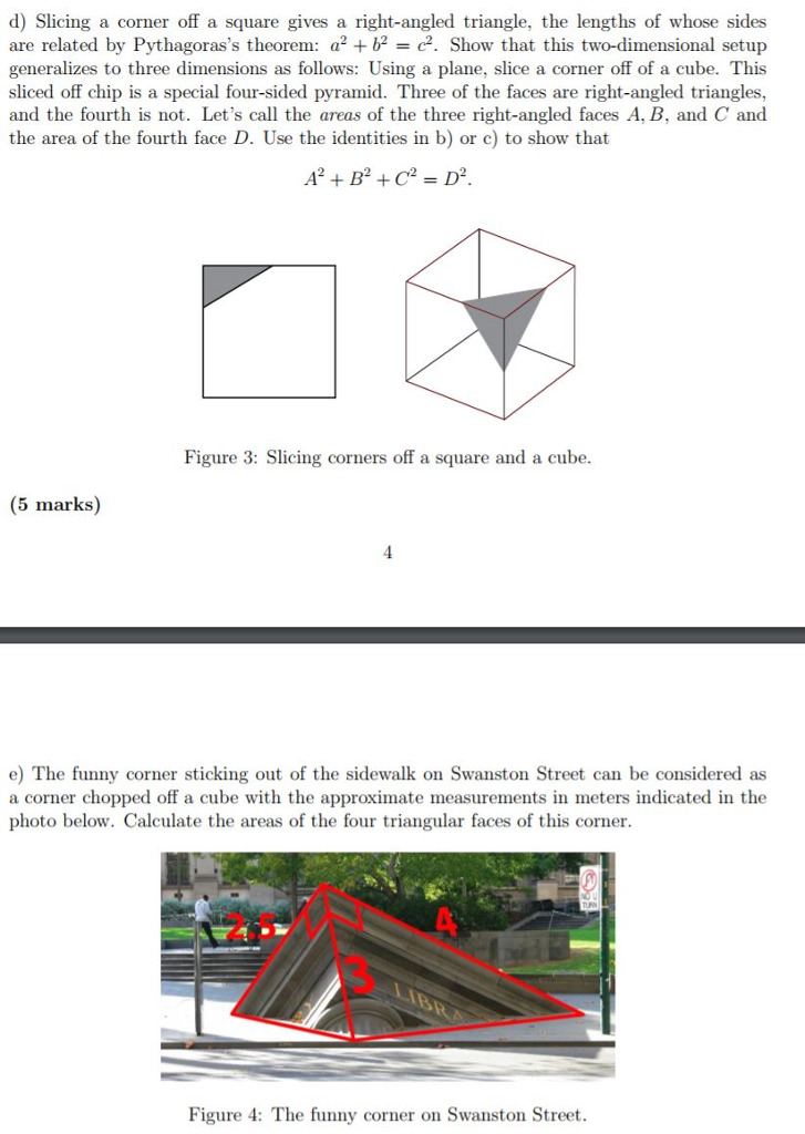 Solved Slicing a corner off a square gives a right-angled | Chegg.com
