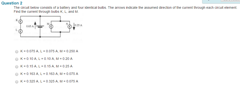 Solved The circuit below consists of a battery and four | Chegg.com