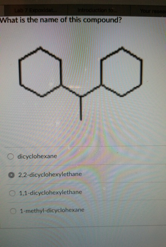 Solved trodu What is the name of this compound? C | Chegg.com