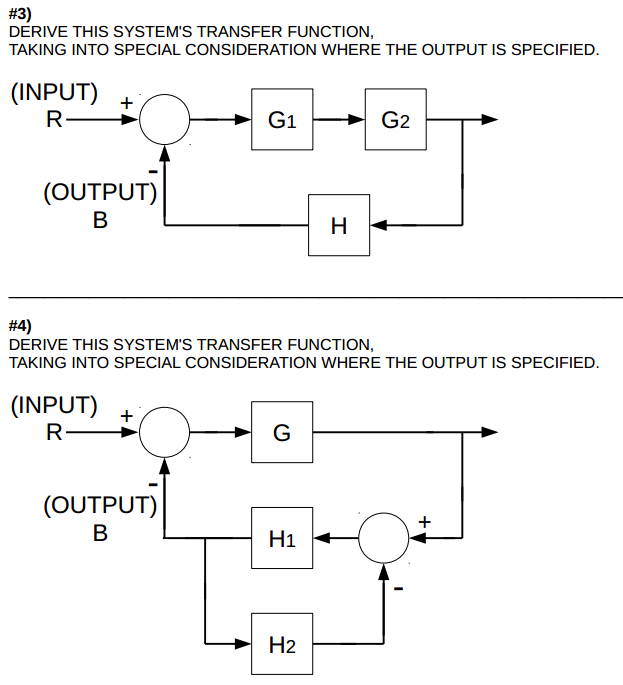 Derive this system's transfer function, taking into | Chegg.com