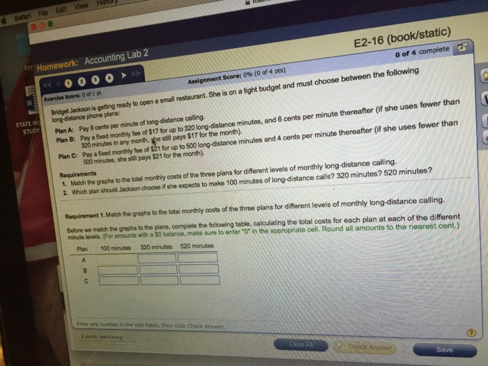 Solved Bridget 320 minutes any month. the still pays $17 (or | Chegg.com