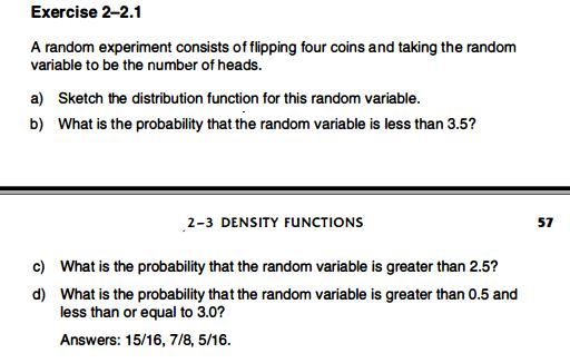 Solved A Random Experiment Consists Of Flipping Four Coins Chegg