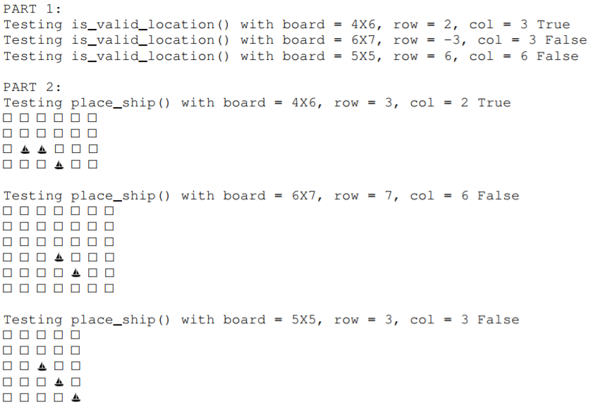 Solved IN PYTHON: Battleship is played between a human | Chegg.com
