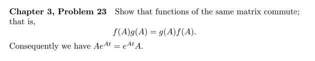 Solved Chapter 3, Problem 23 Show that functions of the same | Chegg.com