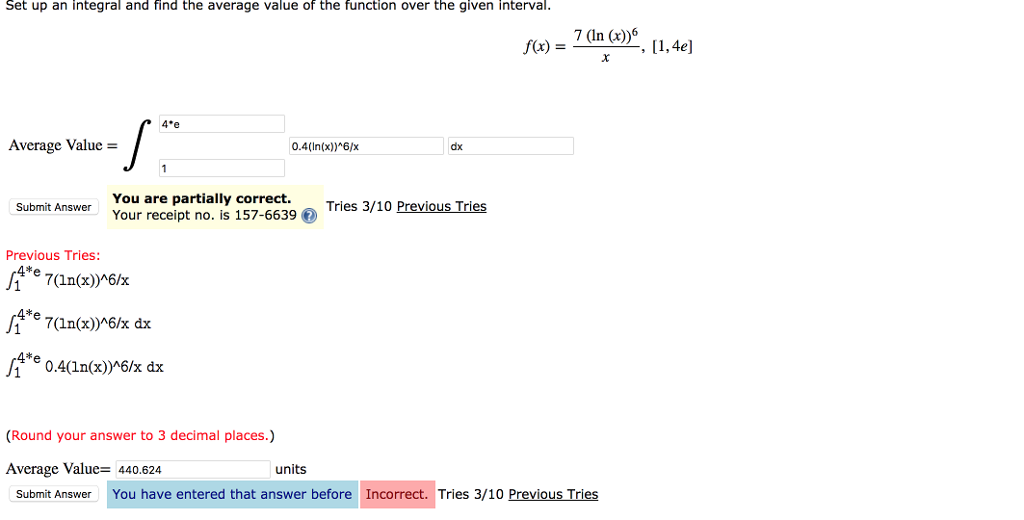 Solved Set up an integral and find the average value of the | Chegg.com