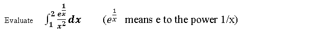 Solved Evaluate (e1/x means e to the power 1/x) | Chegg.com