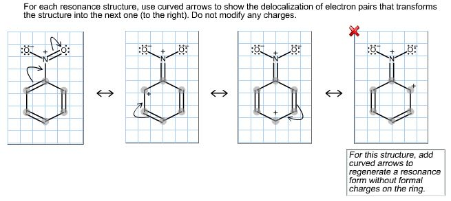 Solved For each resonance structure, use curved arrows to | Chegg.com