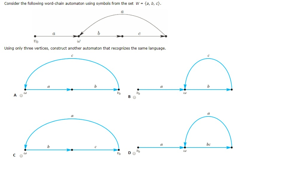 Solved QUESTION 38 Consider the following word-chain | Chegg.com