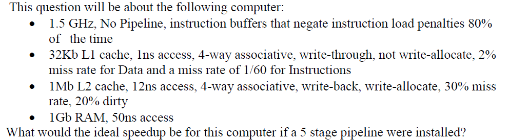This question will be about the following computer: ? | Chegg.com