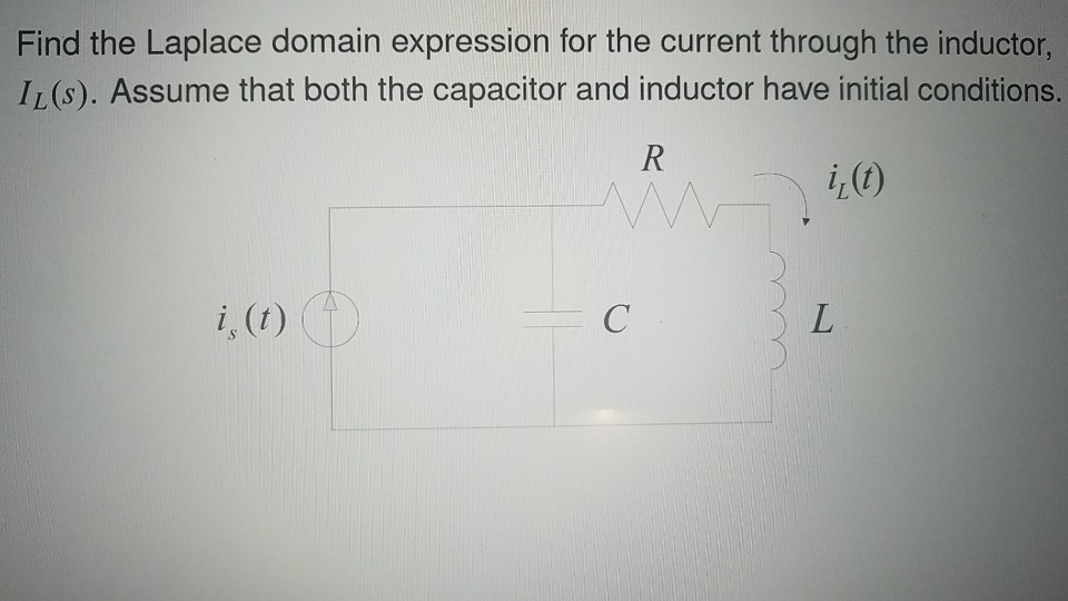 Solved Find the Laplace domain expression for the voltage | Chegg.com