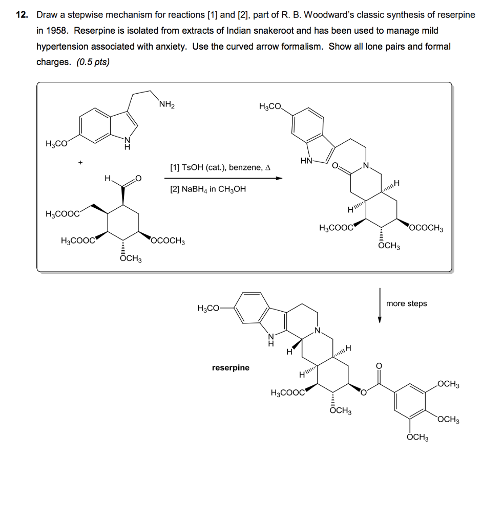 Solved Draw a stepwise mechanism for reactions [1] and [2], | Chegg.com