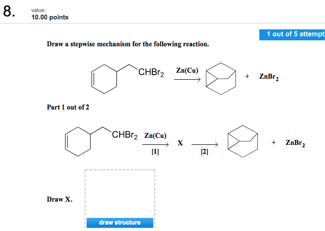 Solved Draw a stepwise mechanism for the following reaction. | Chegg.com