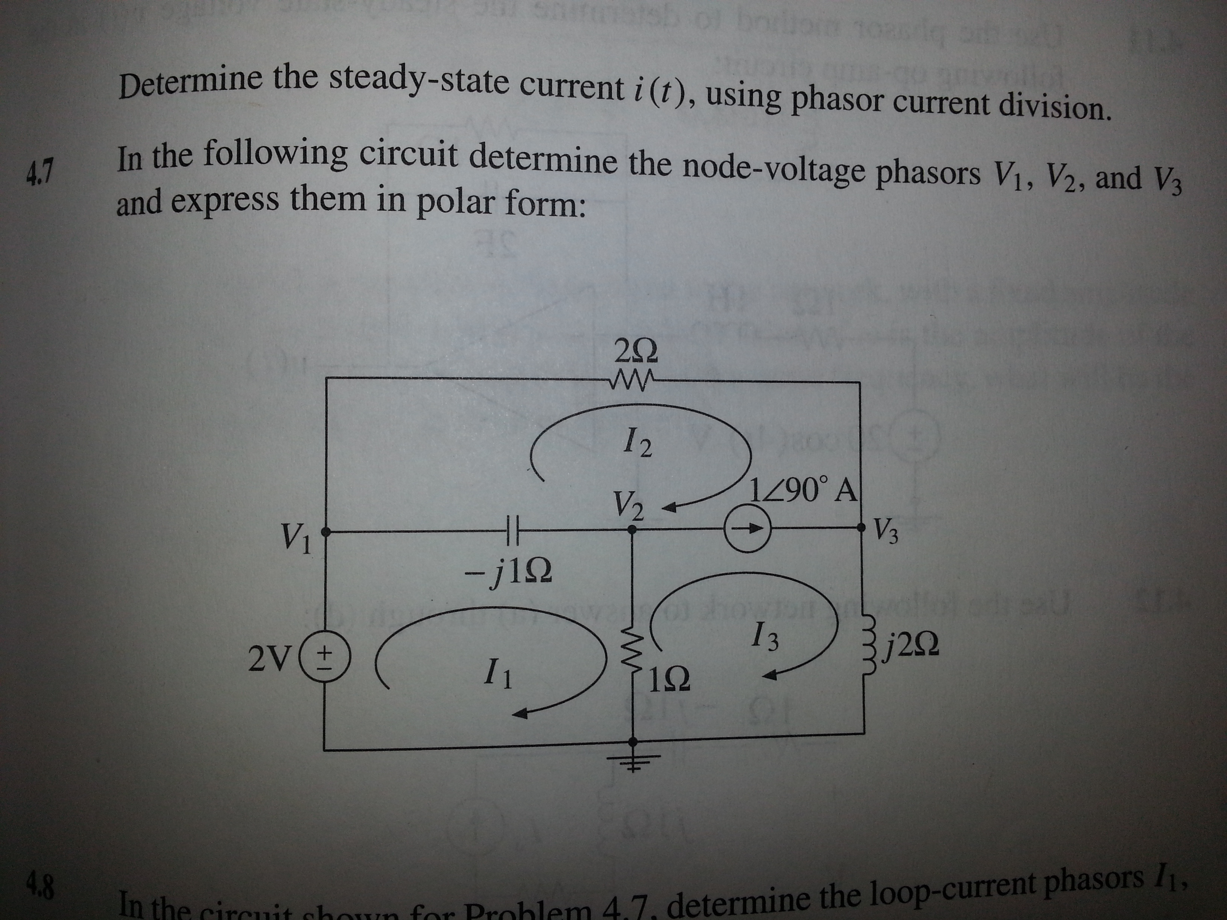 Solved Determine the steady-state current i (t), using | Chegg.com